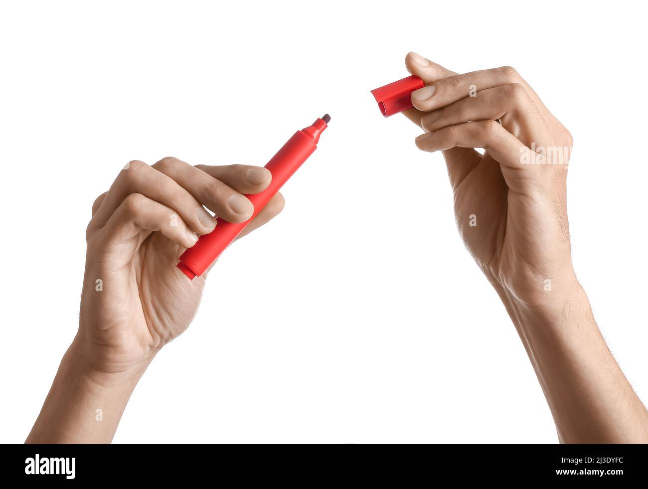 Male drawing marker paper hi-res stock photography and images - Alamy