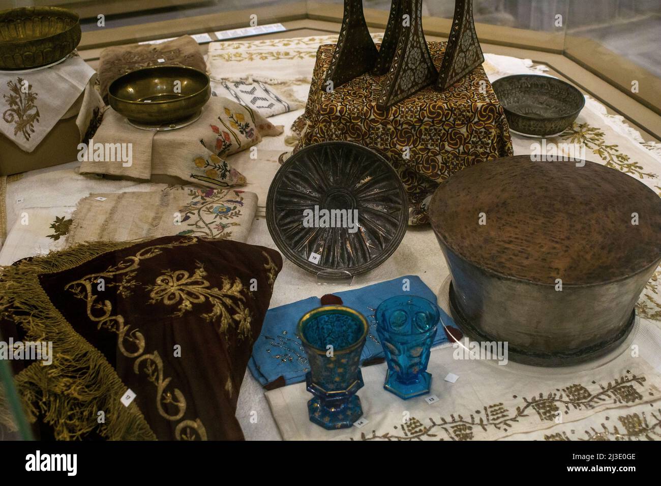 Detailed interior views from the Second Bayezid Bath, The Bayezid II ...