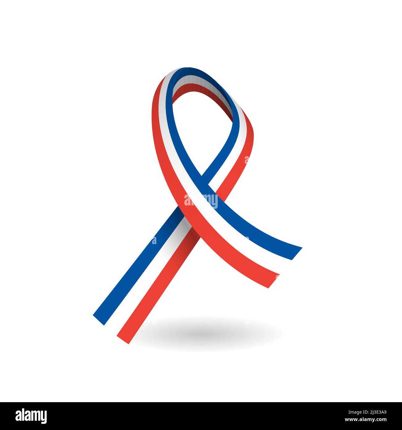 National tricolor ribbon of France Stock Vector Image & Art - Alamy