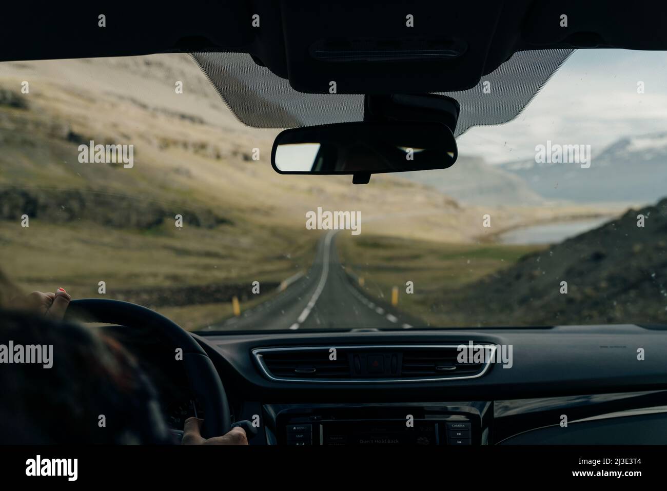 4k view road from car hi-res stock photography and images - Alamy
