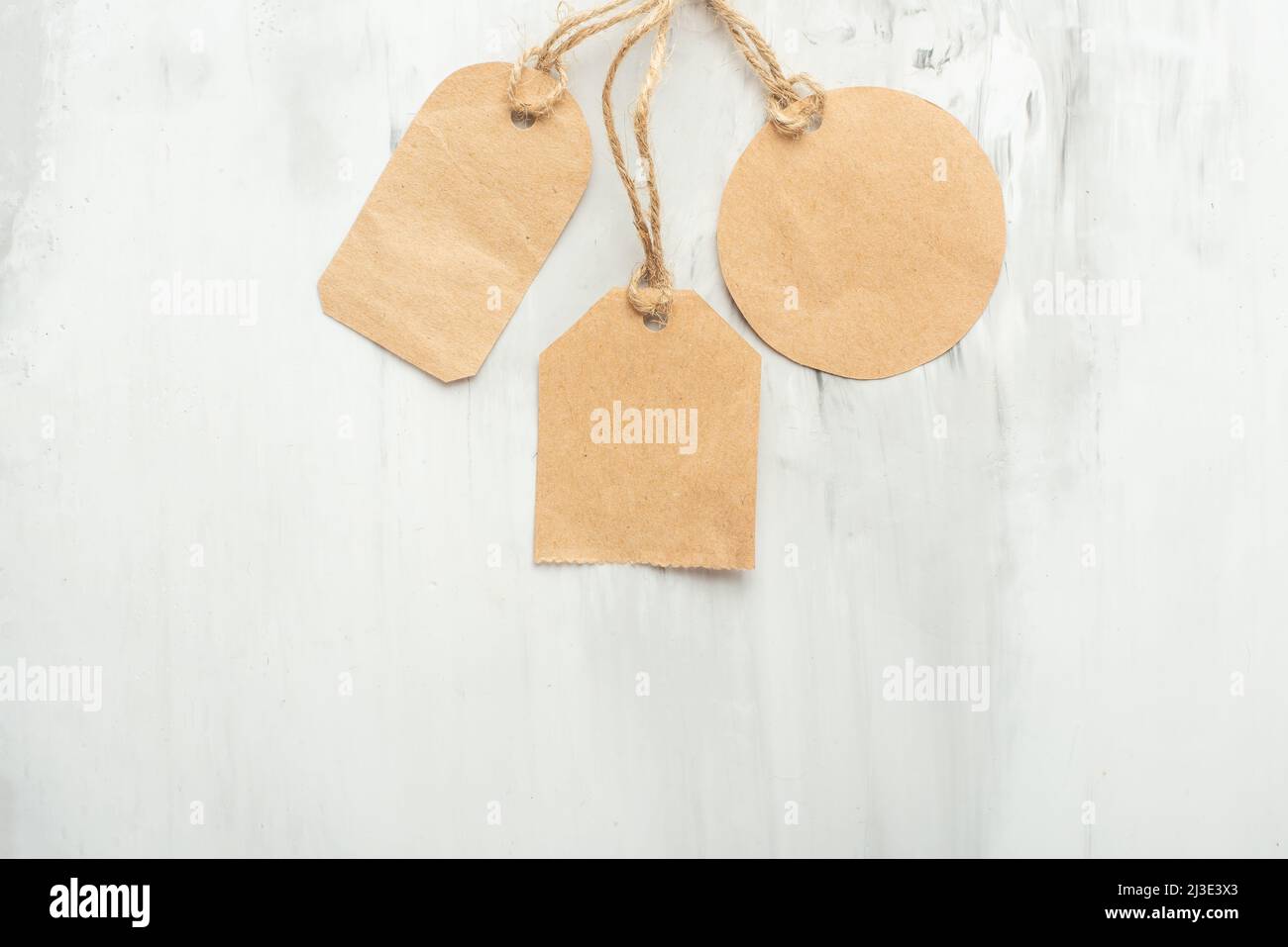 Tags for advertisement, mock-up, prints Stock Photo - Alamy