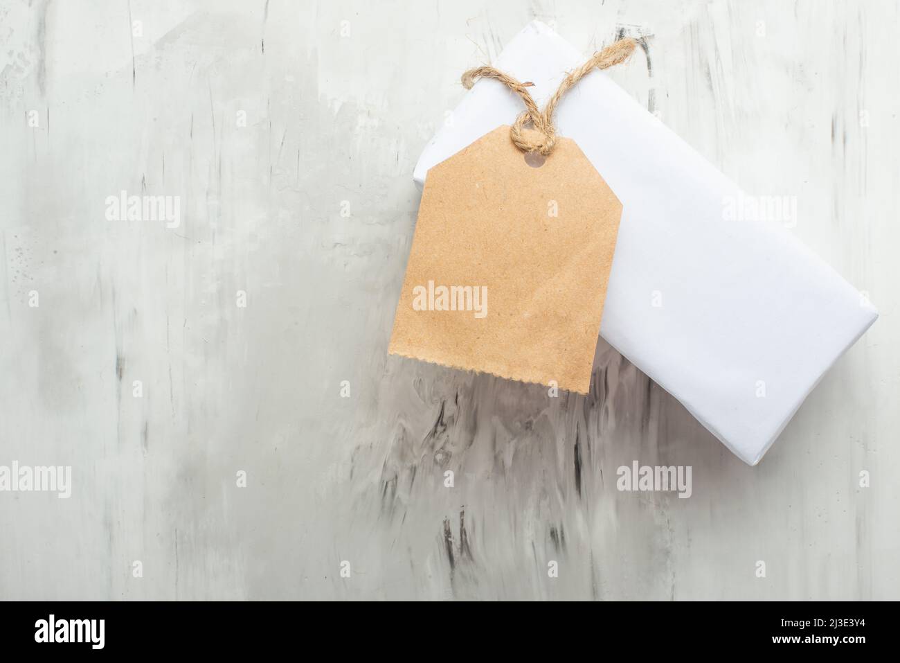 boxes for gifts with tags, for layout, logos, prints, welcome cards ...