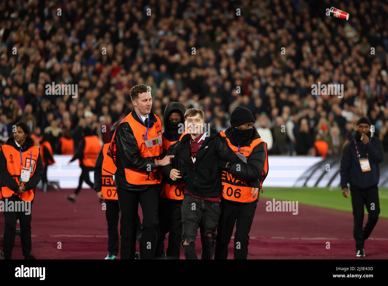 London Stadium, London, UK. 7th Apr, 2022. Europa League football West ...