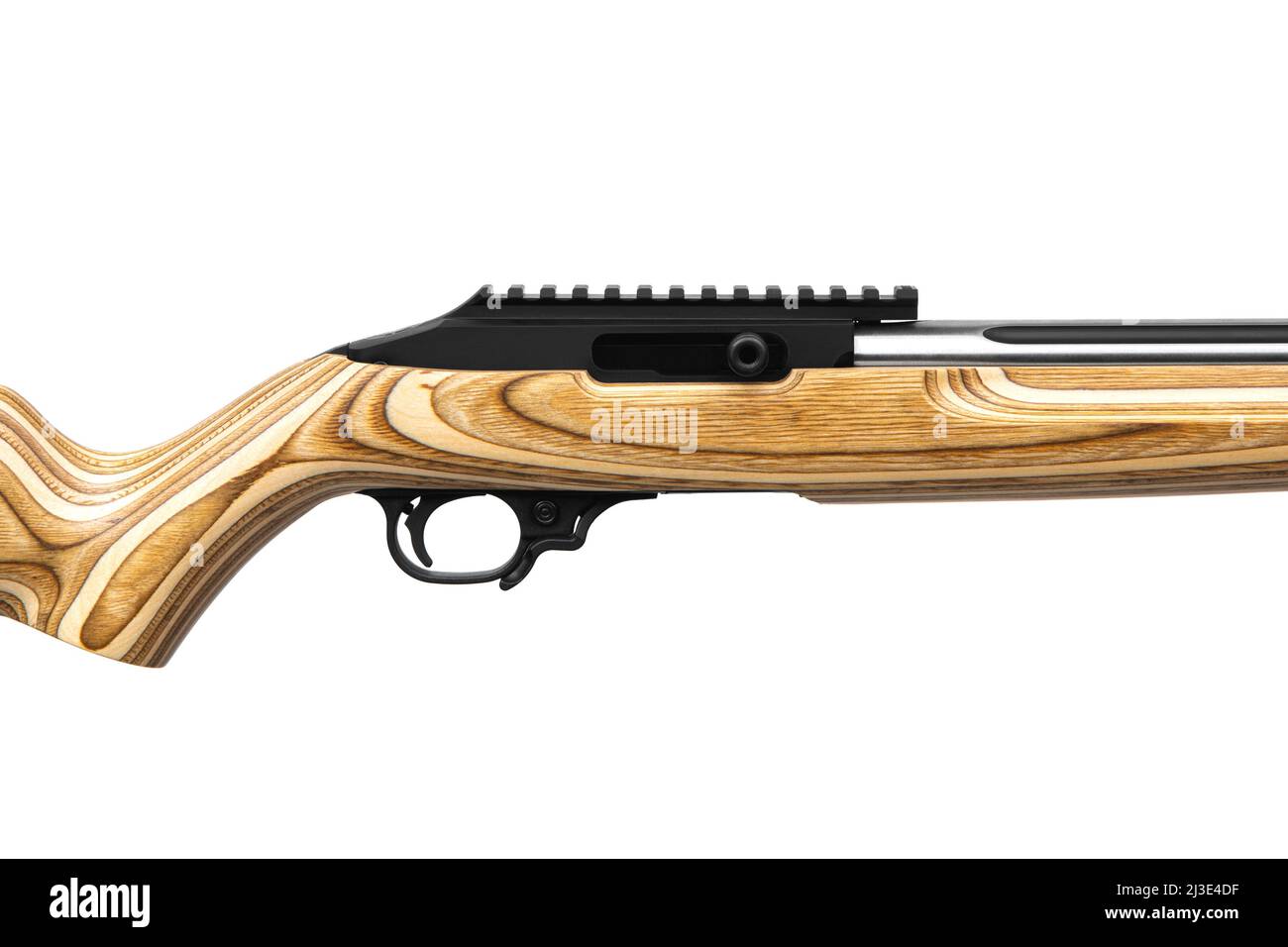 Modern semi-automatic small-caliber .22lr rifle. Sports carabiner with ...