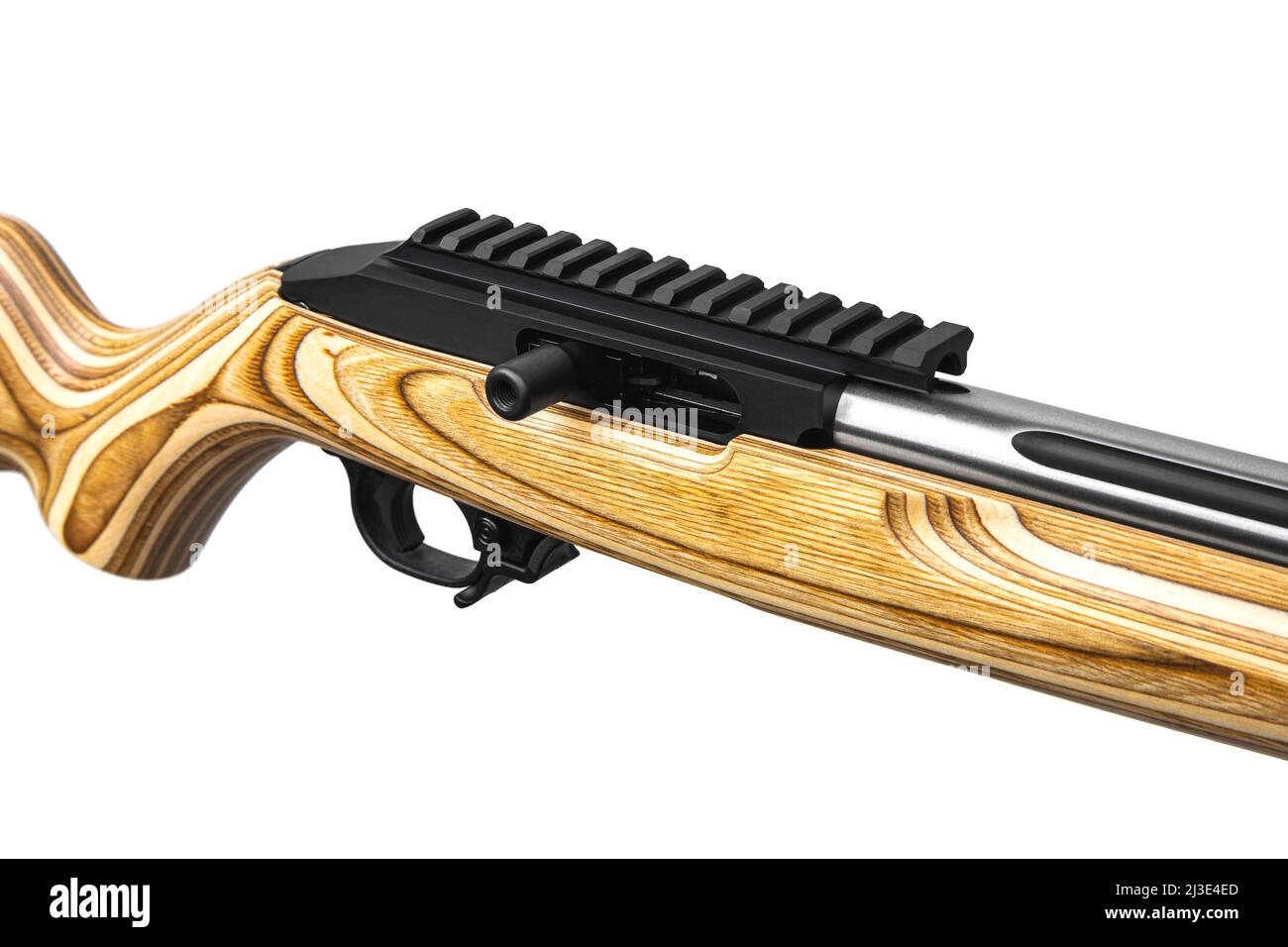 Modern semi-automatic small-caliber .22lr rifle. Sports carabiner with ...