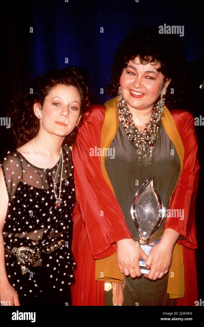 Rseanne Barr and Sara Gilbert at The People's Choice Awards on March 14 ...