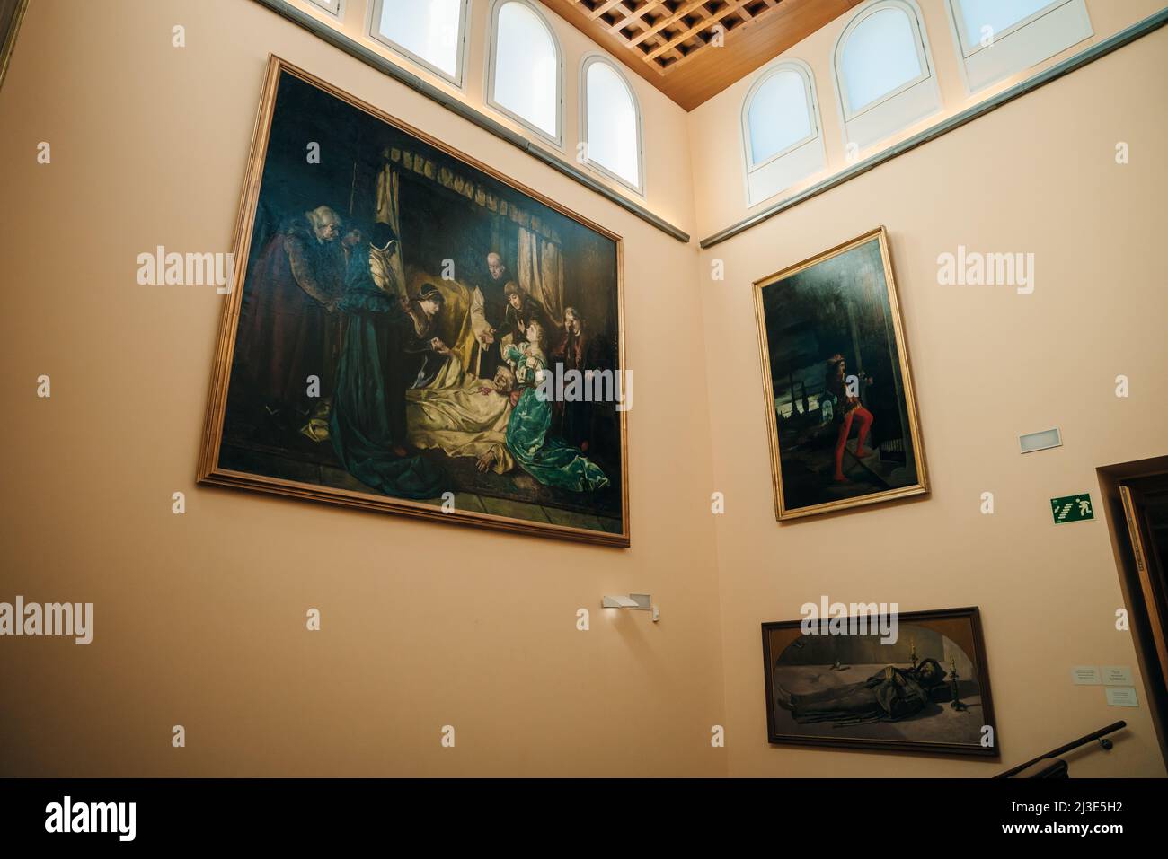 LOGRONO, SPAIN - nov, 2021 interiors of museum, Museo ,La Rioja. High ...