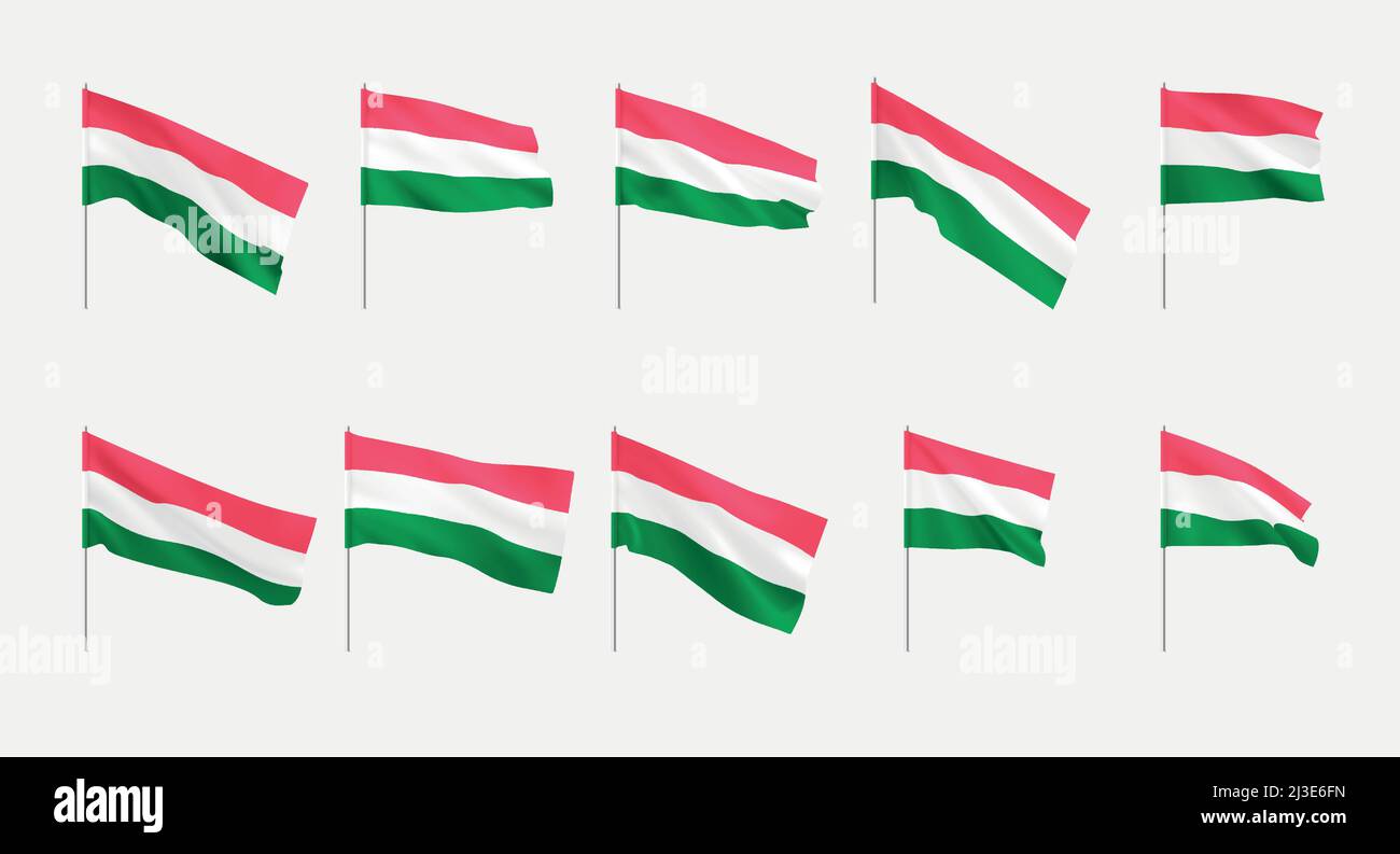 Hungarian europe flags Stock Vector Images - Alamy