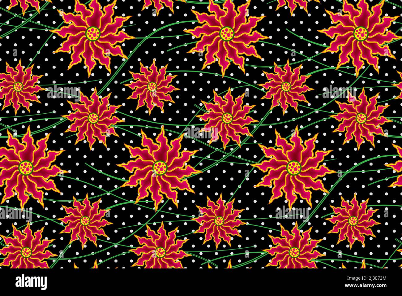 Mexican floral motifs Stock Vector Images - Alamy