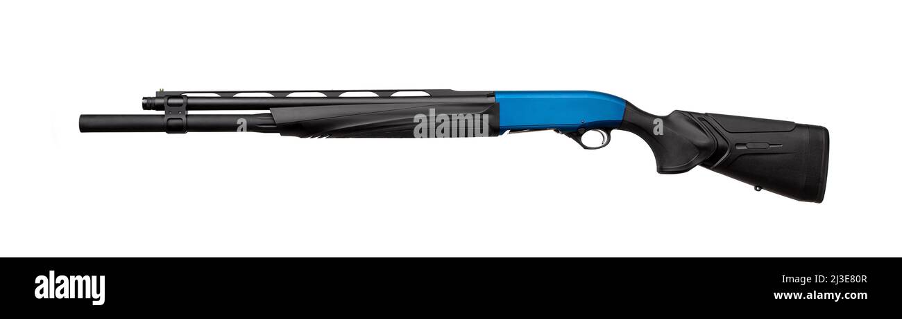 Modern semi-automatic shotgun. Weapons for sports and hunting. Weapon ...