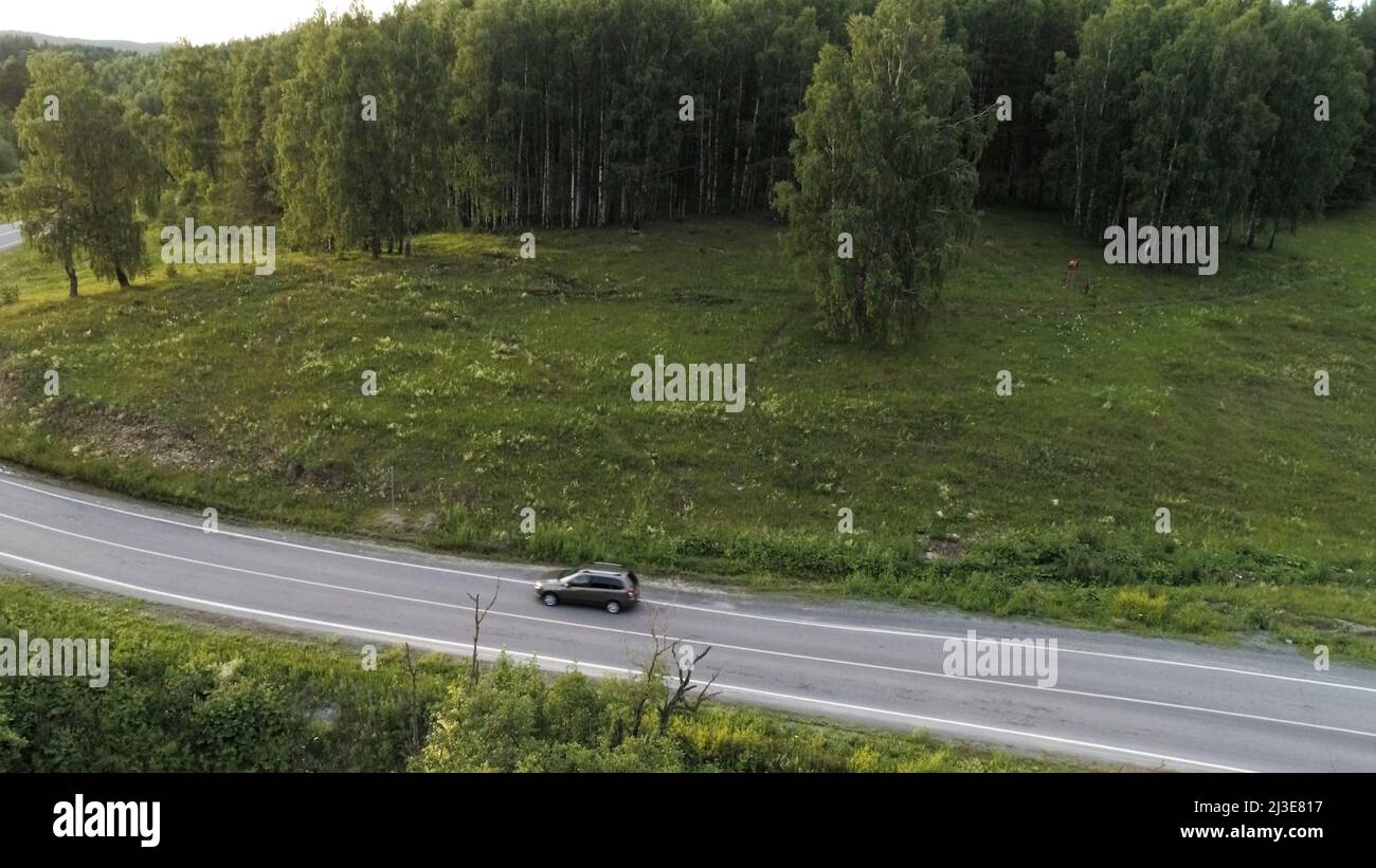 Car rolling through tree hi-res stock photography and images - Alamy