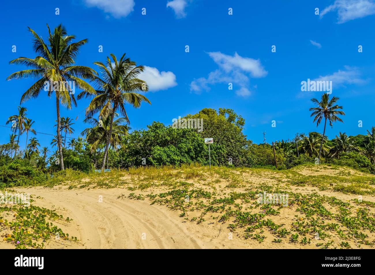 Inhaca or Inyaka Island near Portuguese Island in Mozambique Stock ...