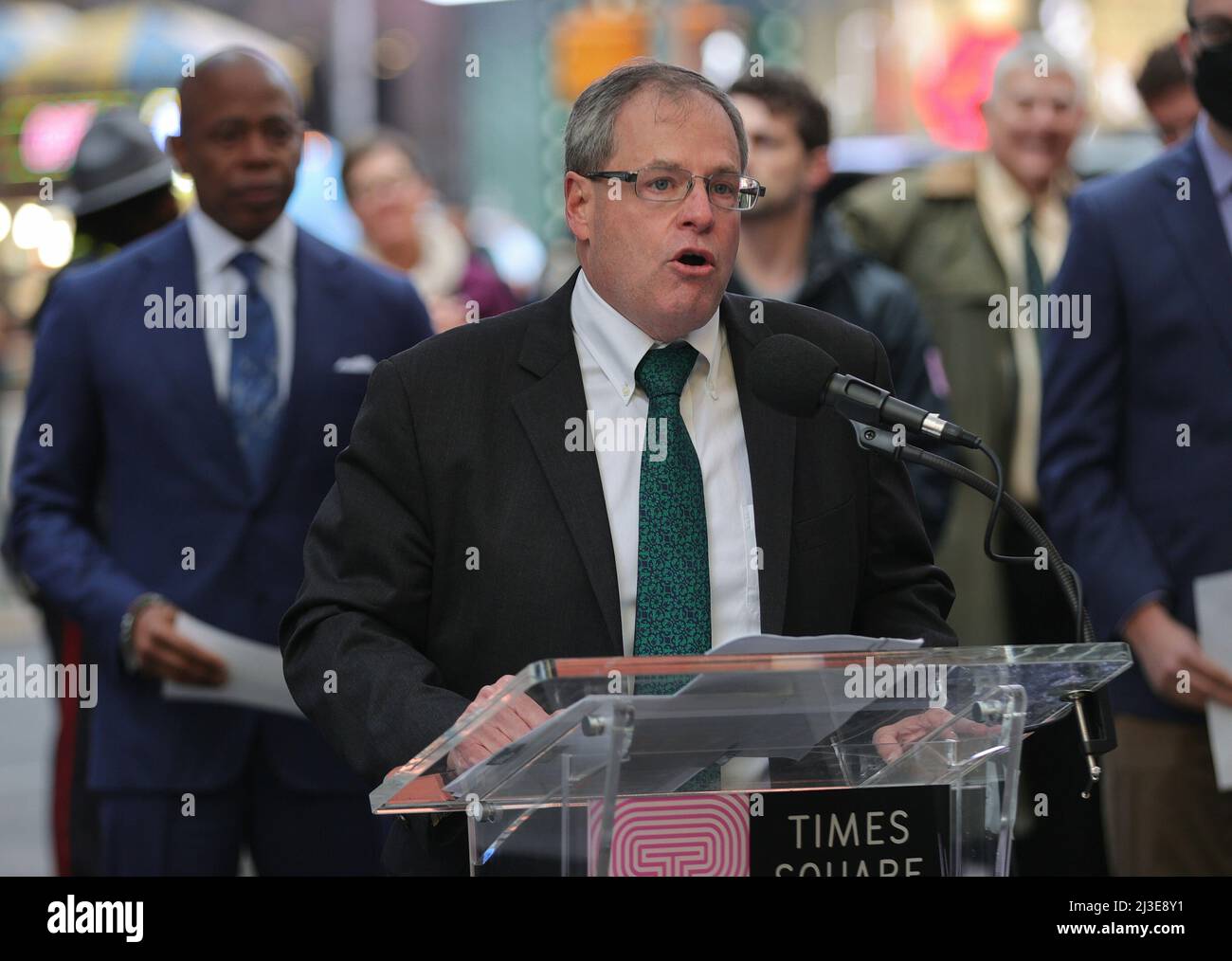 Times Square, New York, USA, April 07, 2022 - Times Square Alliance ...