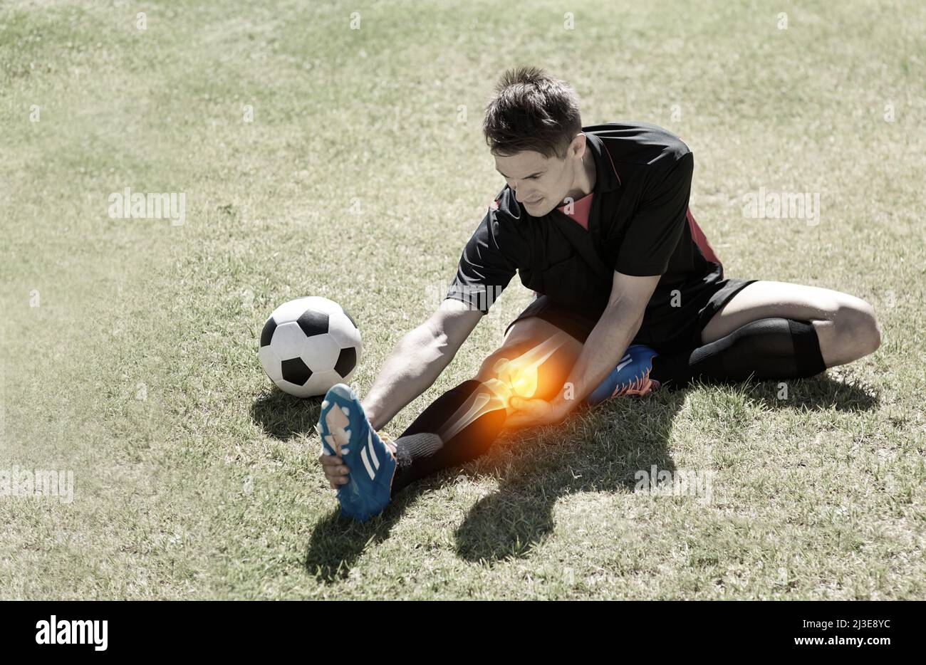 There's risk of injury in every sport Stock Photo - Alamy