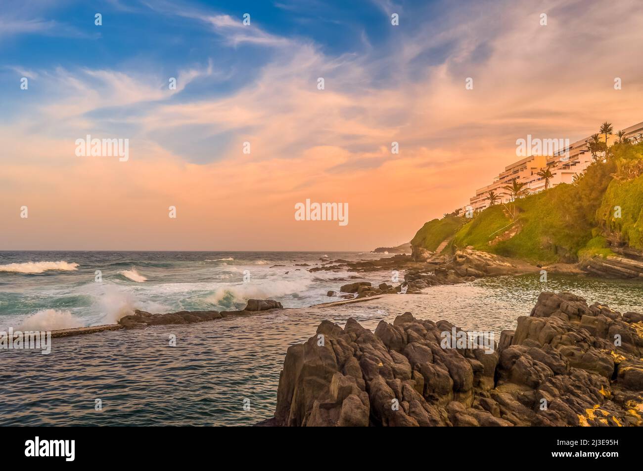 Pristine and natural Salt rock tidal pool in Dolphin coast Ballito ...