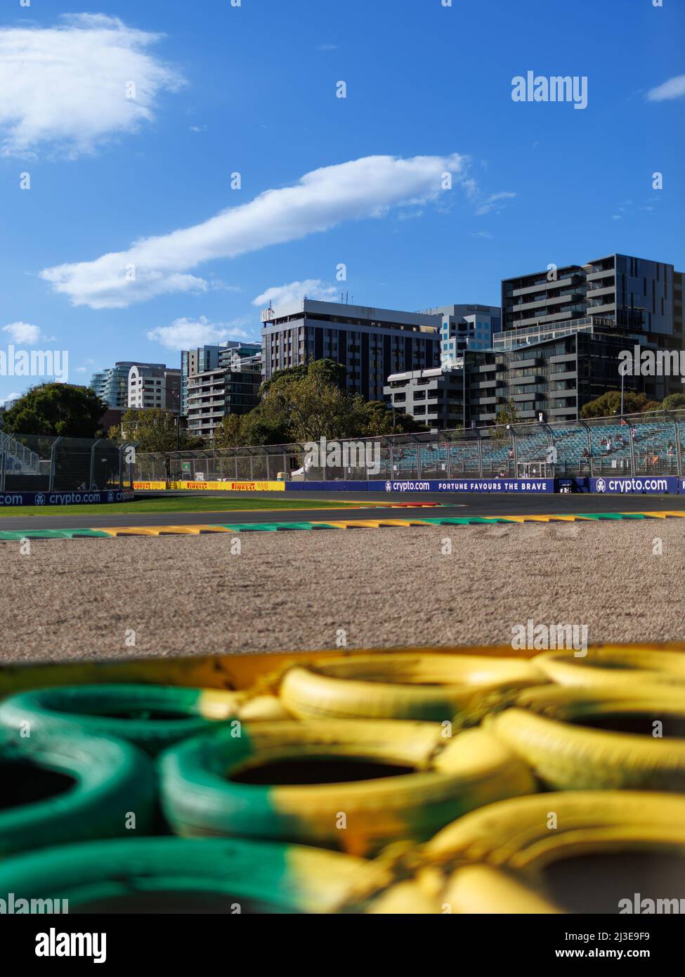MELBOURNE, AUSTRALIA, Albert Park Grand Prix circuit, 7. April: A ...