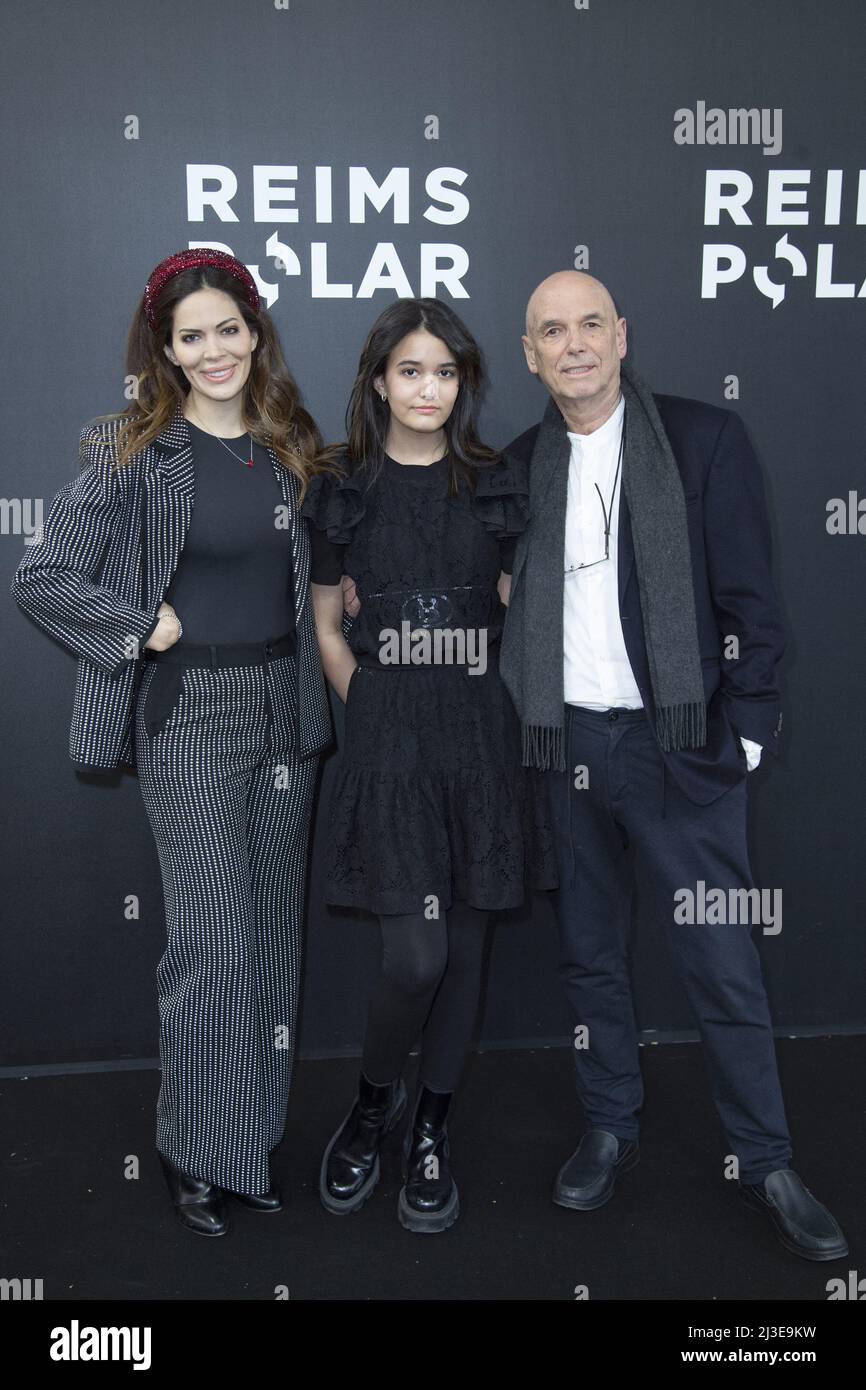 Reims, France. 07th Apr, 2022. Martin Campbell with his wife Sol Romero ...