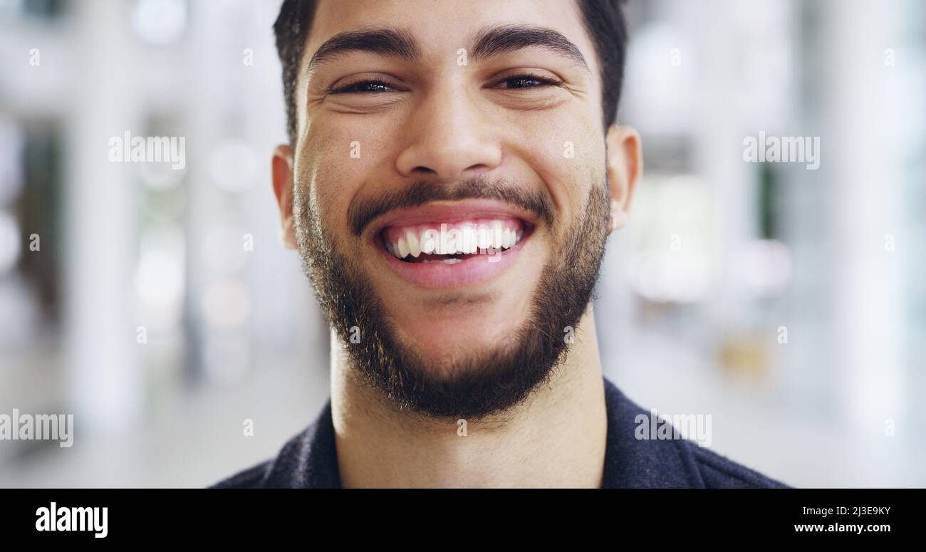 It's business, what's not to love. Cropped shot of a young handsome ...