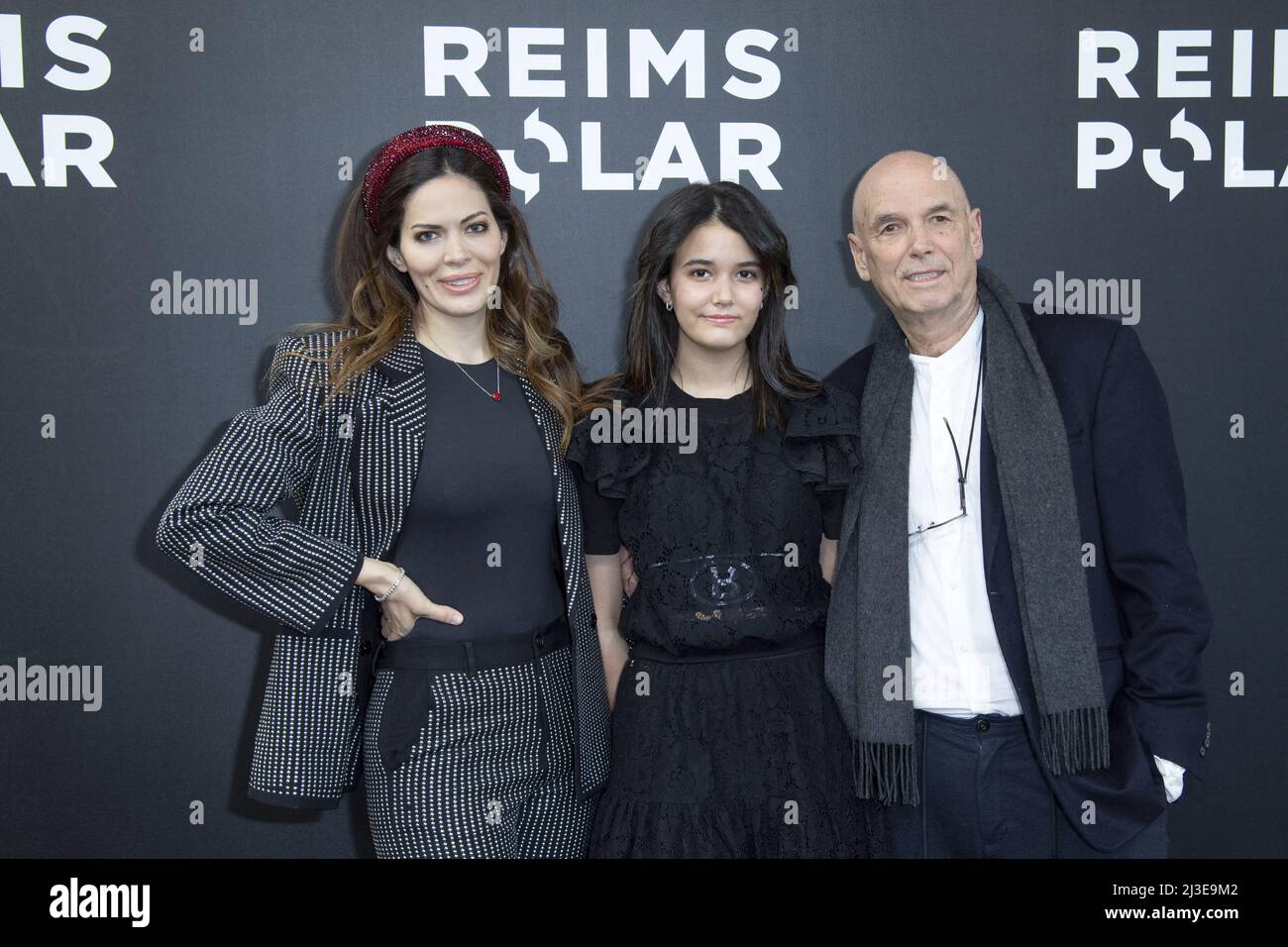 Reims, France. 07th Apr, 2022. Martin Campbell with his wife Sol Romero ...