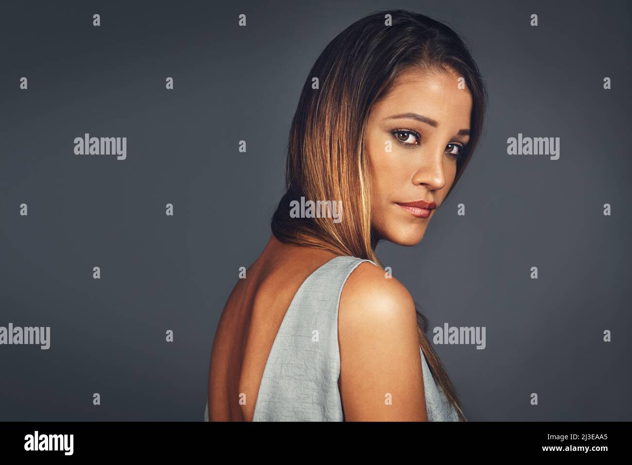 Beauty has never been truer. Studio portrait of a beautiful young woman ...