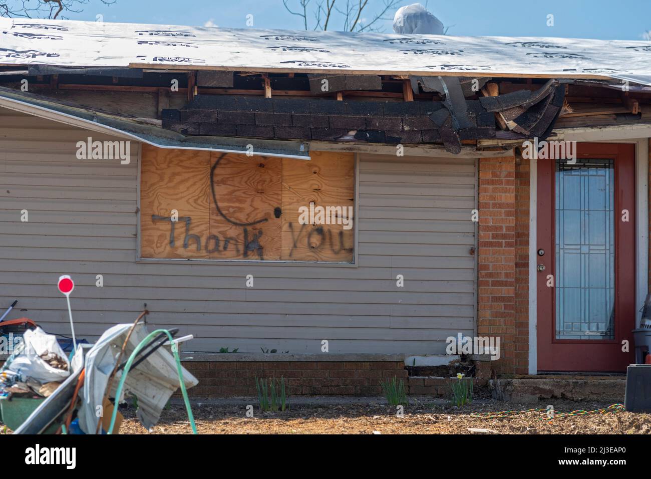 Western kentucky storm damage hi-res stock photography and images - Alamy