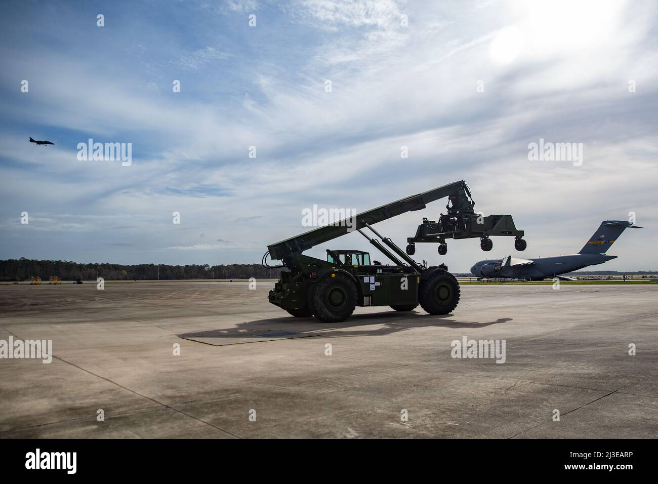 U.S. Marines with 2nd Marine Aircraft Wing and U.S. Airmen with the ...