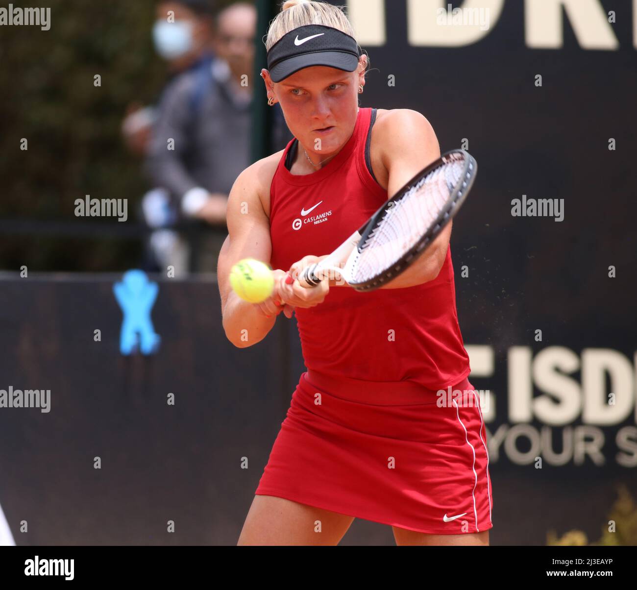 Bogota, Colombia. 7th Apr, 2022. Suzan Lamens of Netherlands plays ...