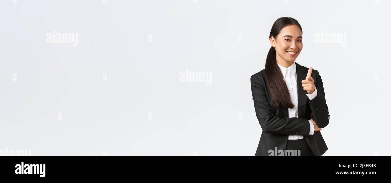 Well done, good point, congrats gesture. Successful female entrepreneur ...