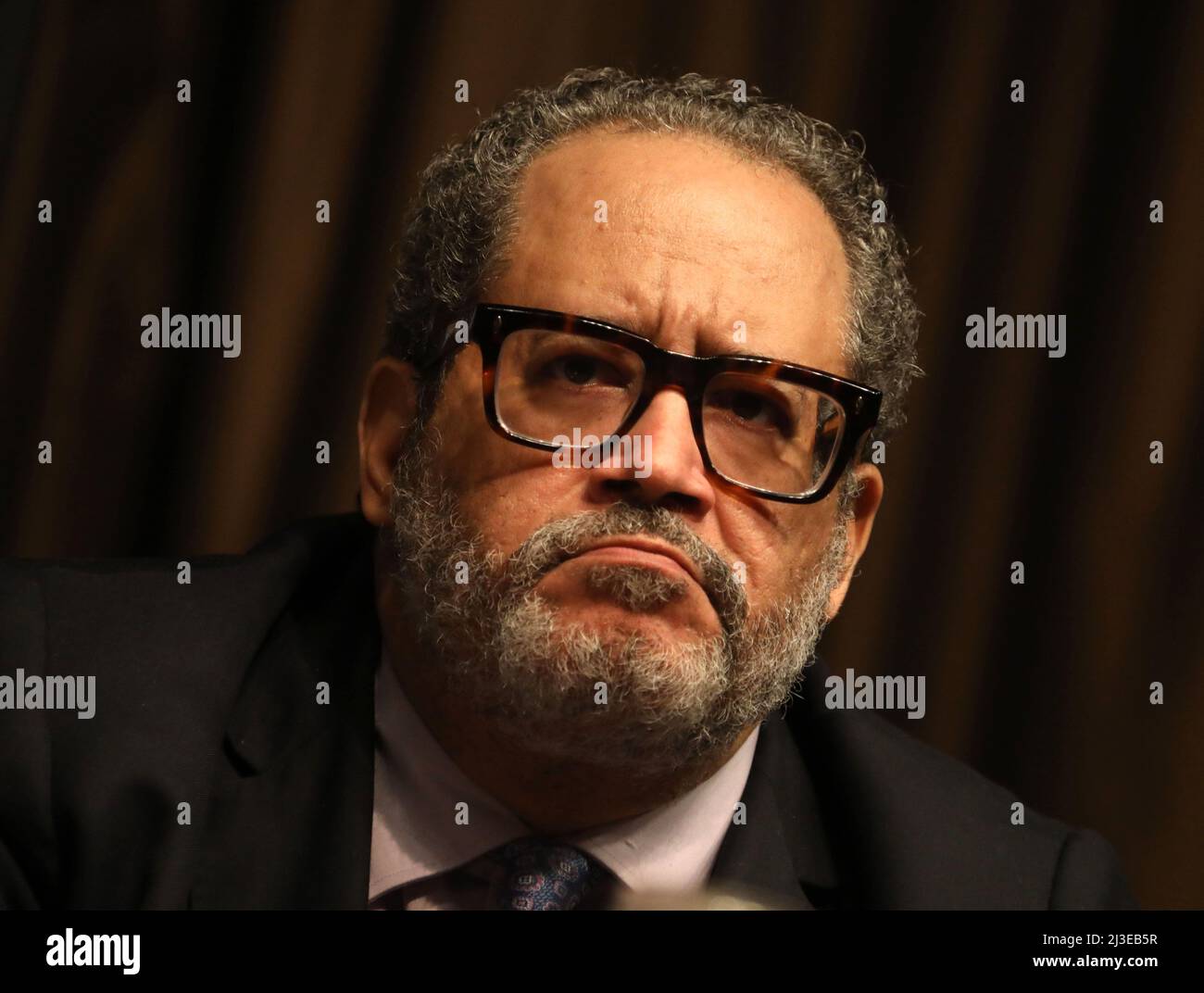 New York, New York, USA. 7th Apr, 2022. Author, activist MICHAEL ERIC ...