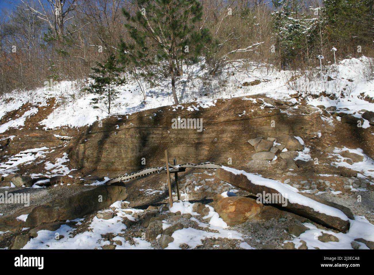 Windrock Bike Park in Oliver Springs, Tennessee, USA during the ...