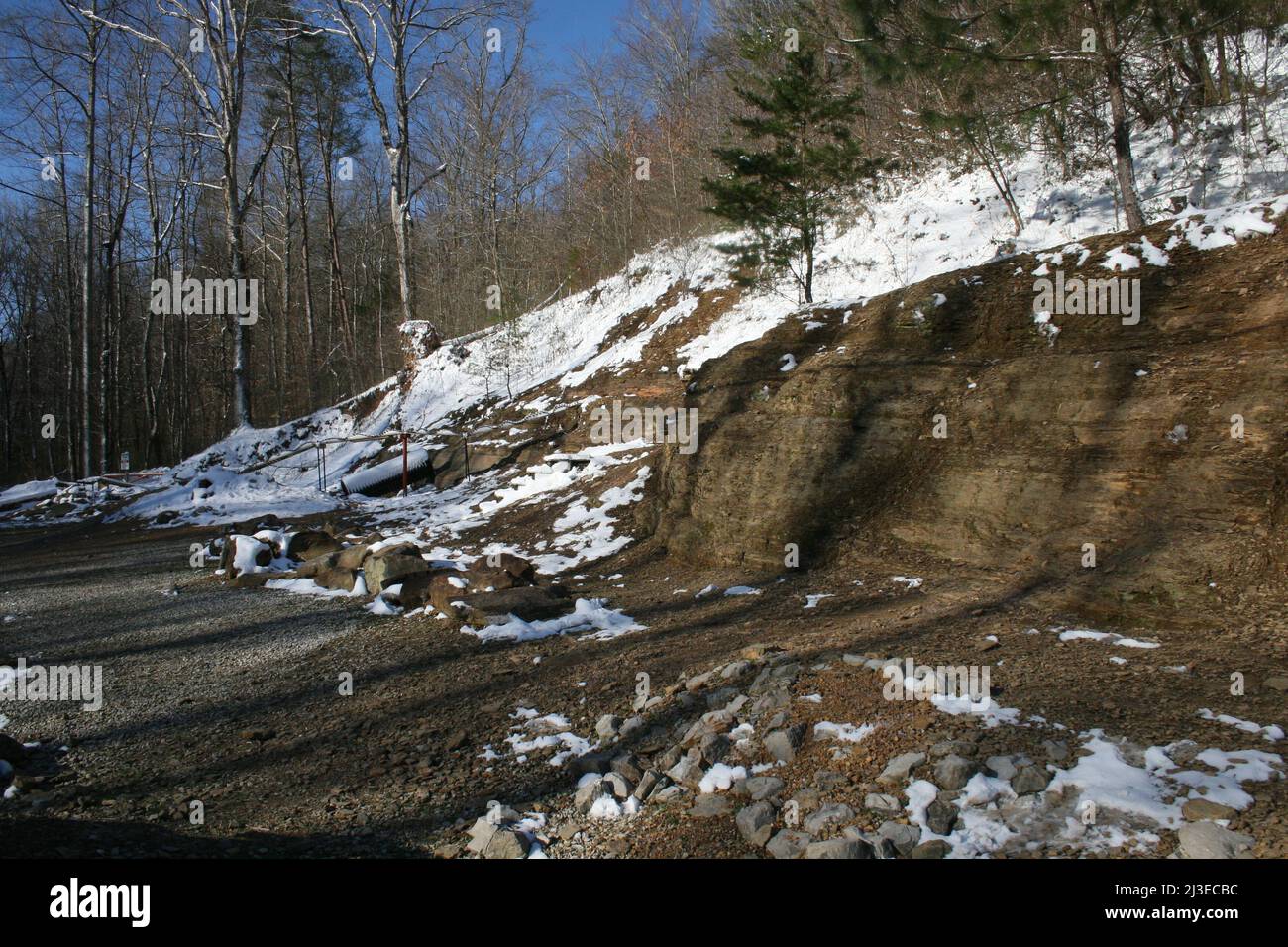 Windrock Bike Park in Oliver Springs, Tennessee, USA during the ...