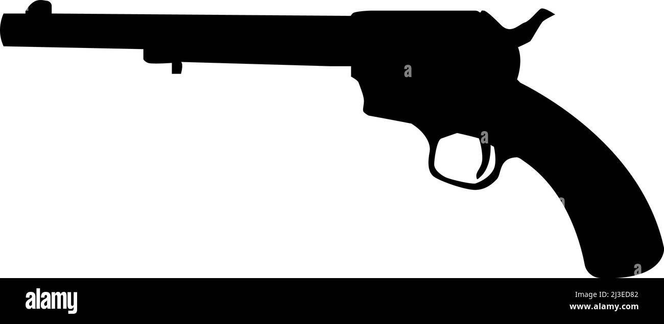 Cowboy Gun Silhouette