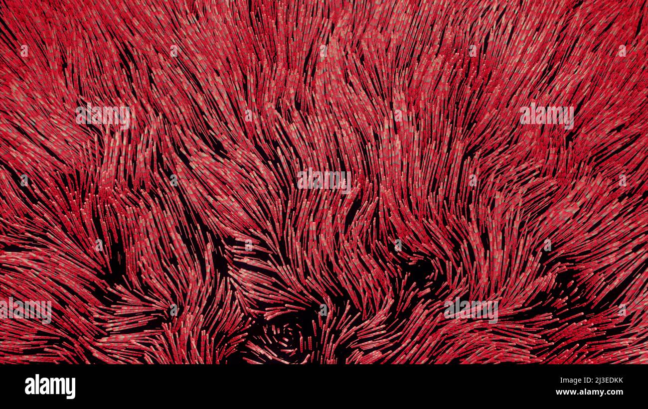 Abstract alien unusual organism in motion, seamless loop. Design ...