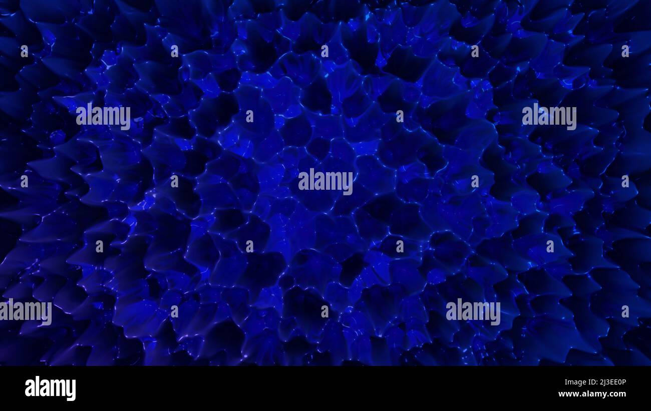 Dark, strange and unknown liquid material ripples flowing, seamless ...