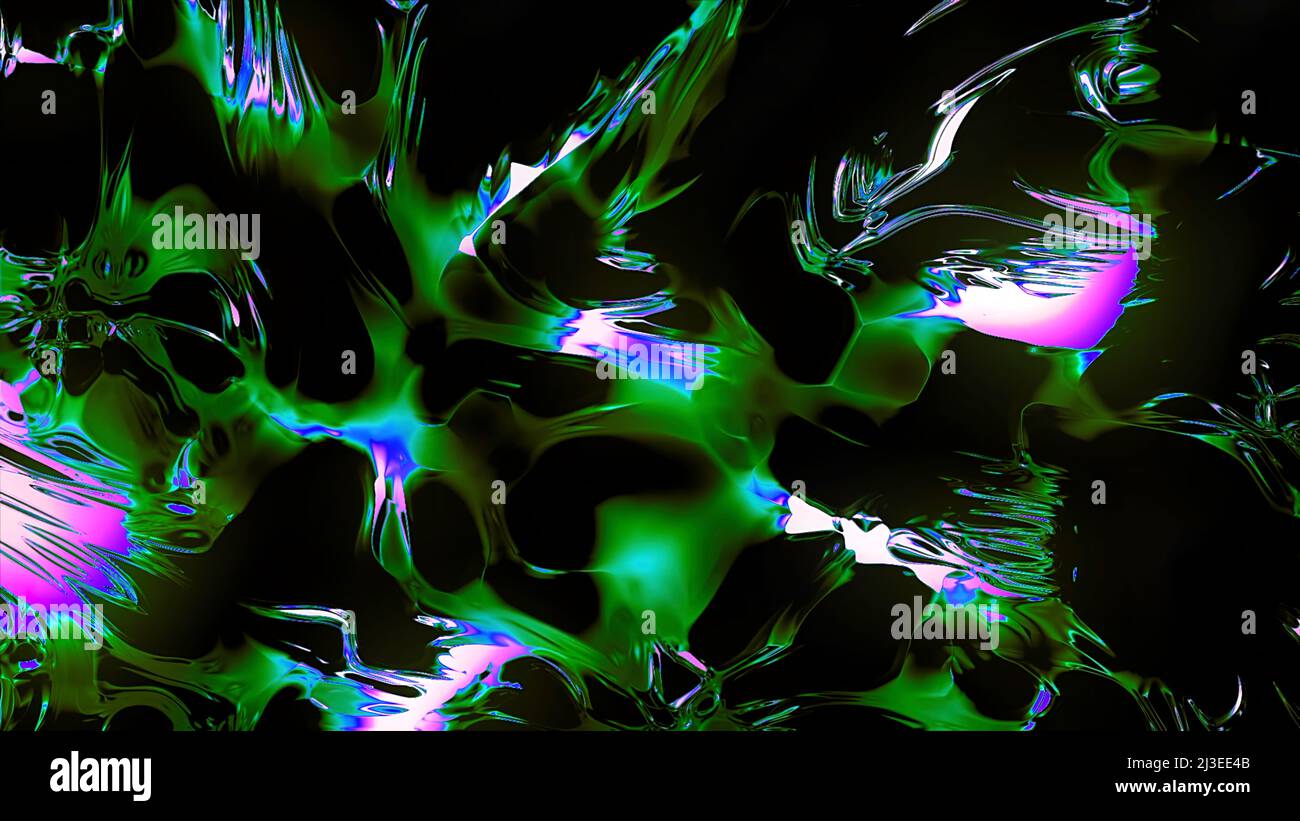 Abstract alien creature cell division on a black background, seamless ...