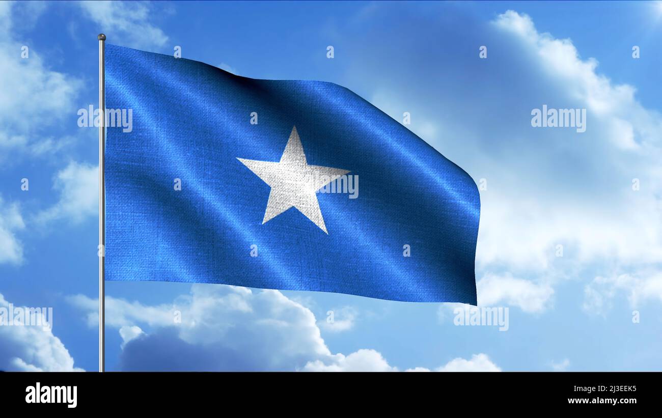 Flag somalia fabric structure hi-res stock photography and images - Alamy