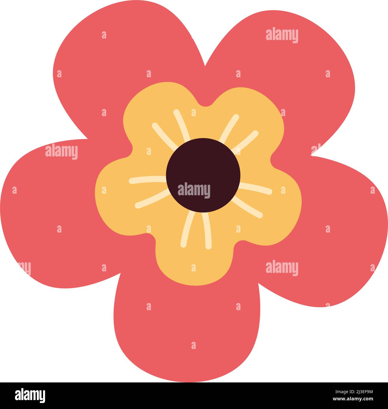 flower decoration icon Stock Vector Image & Art - Alamy