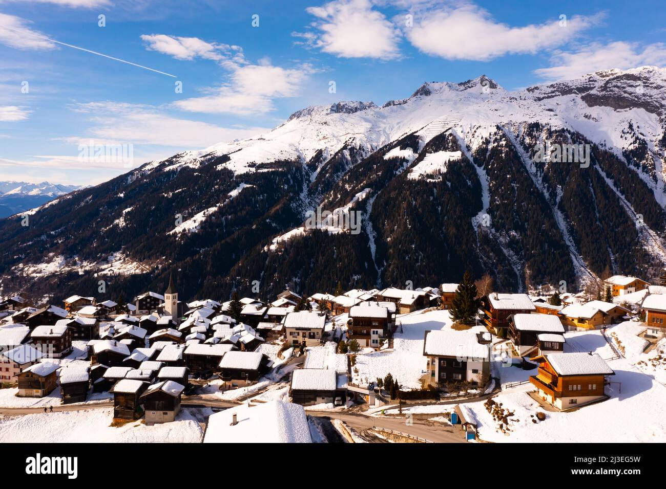 Bellwald village hi-res stock photography and images - Alamy