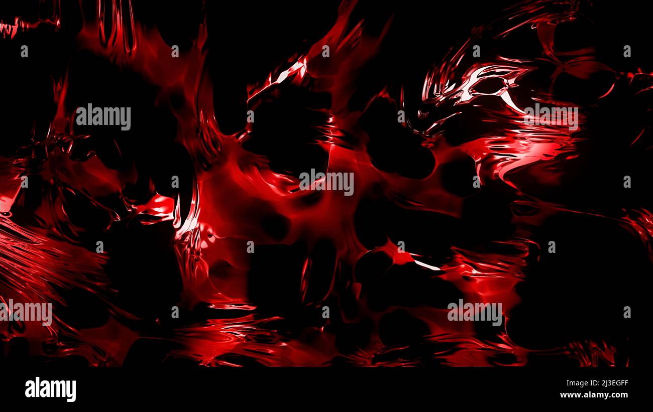 Abstract colorful moving texture on a black background, seamless loop ...