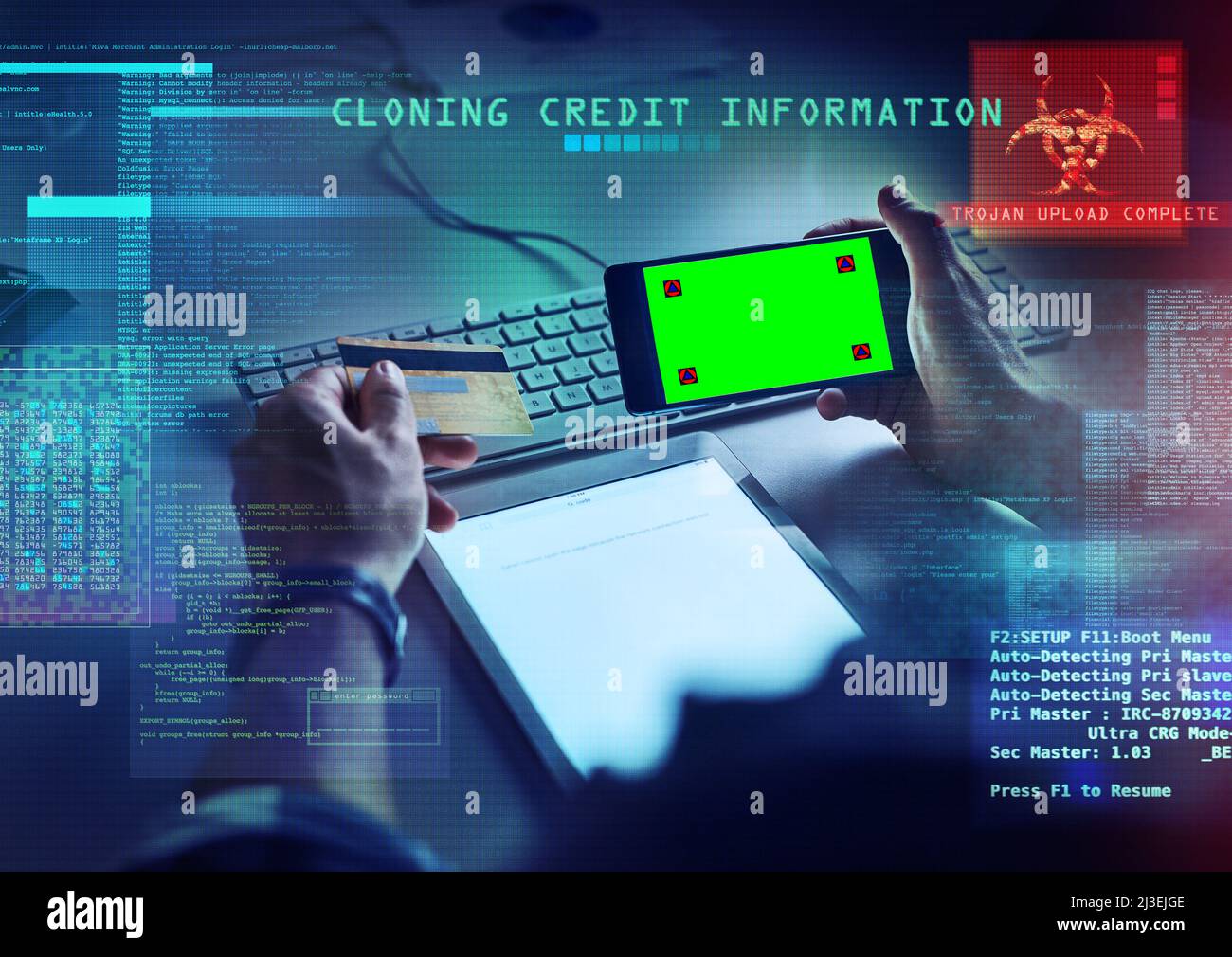 Nothing online is 100 safe. Cropped shot of an unrecognizable male ...