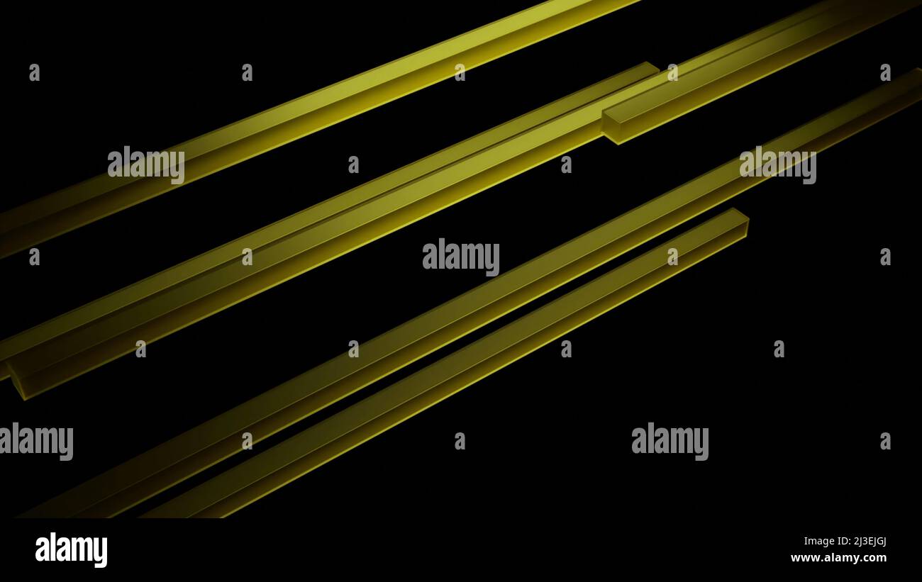 Moving 3d lines diagonally. Design. Rectangular lines move diagonally ...