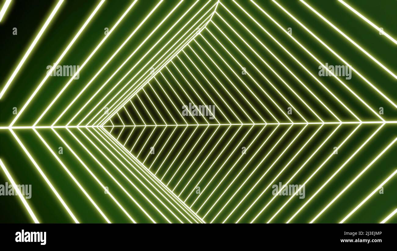 Fast moving triangular tunnel. Design. Triangular swirling tunnel with ...