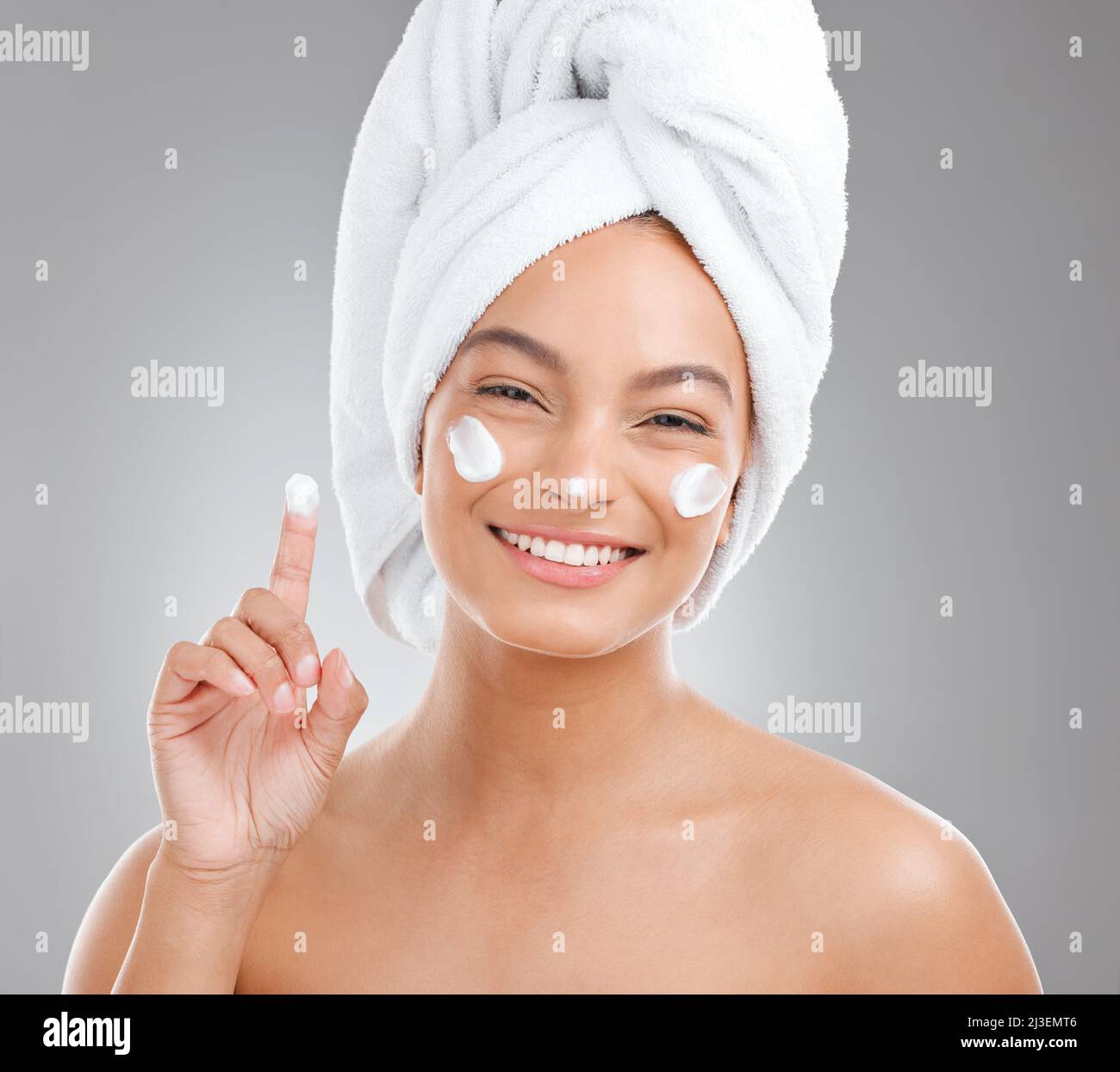 Trust me youll feel like a queen. Shot of an attractive young woman ...