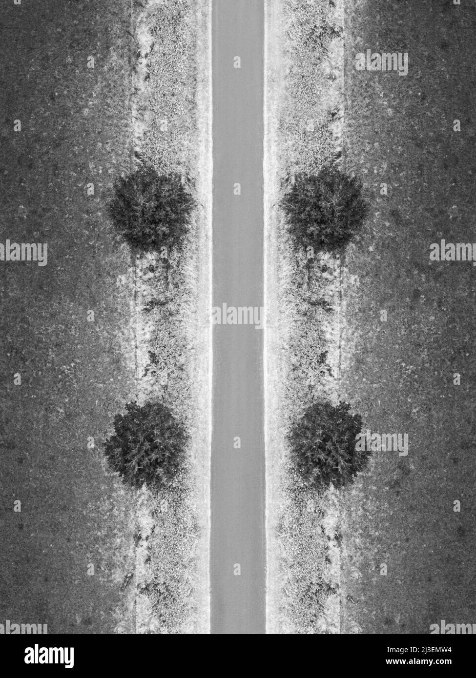 Road number 2 Black and White Stock Photos & Images - Alamy