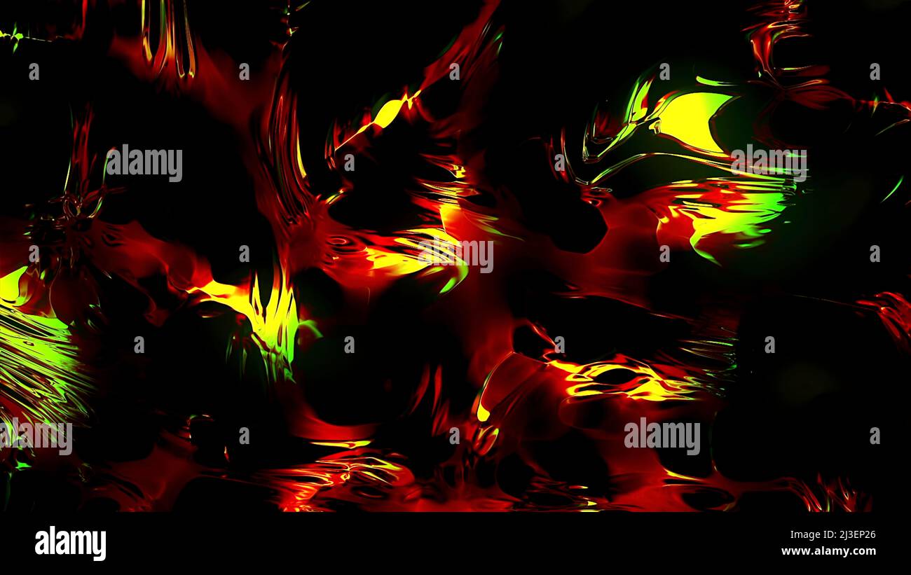 Bright liquid moving and stretching. Motion. Colored platinum liquid ...