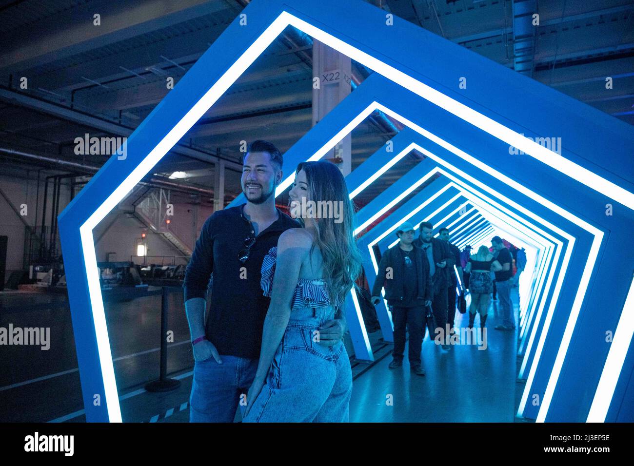 Tesla grand opening hi-res stock photography and images - Alamy