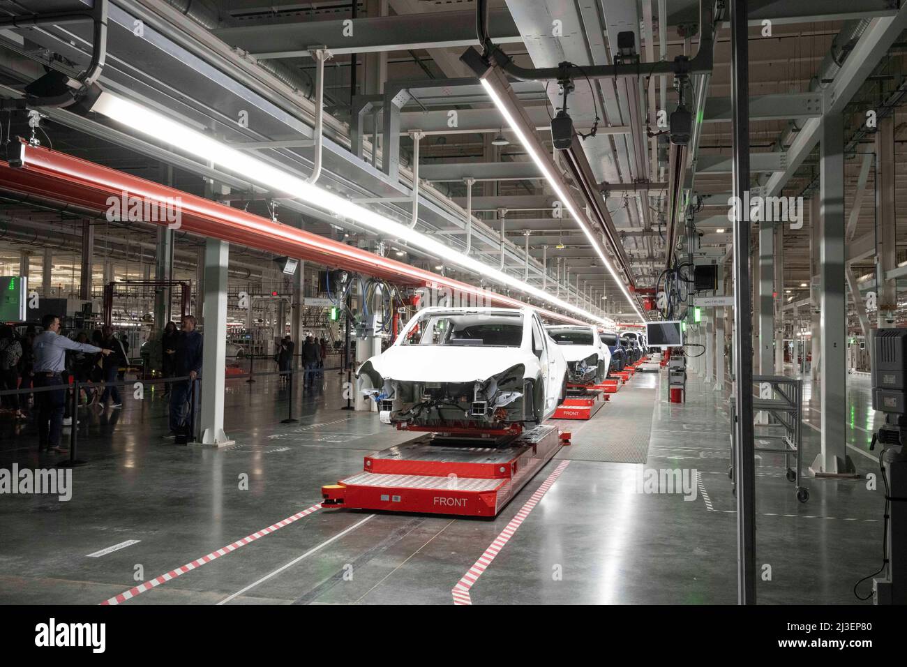 Tesla Factory Floor