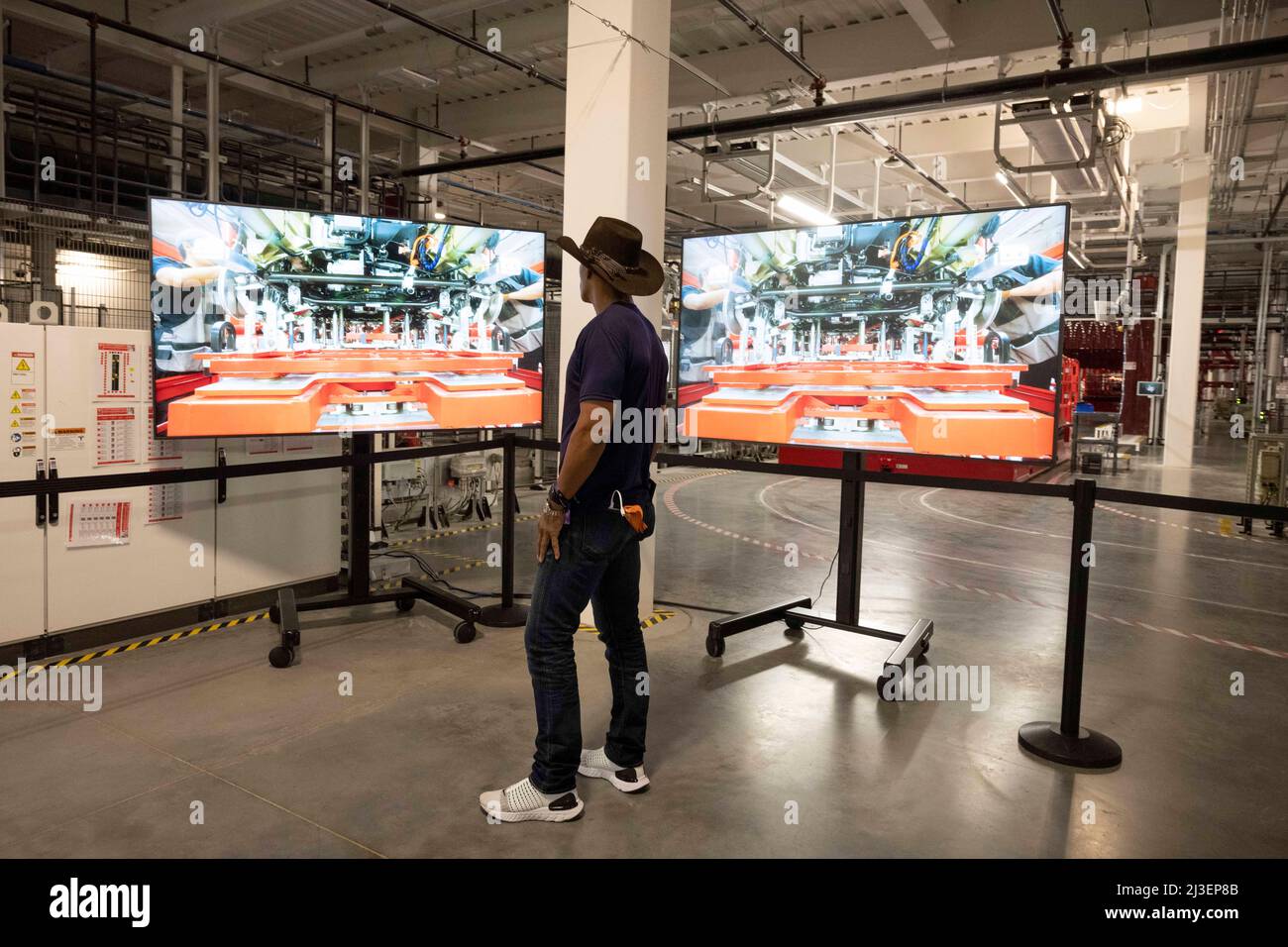 Austin Texas USA, April 7 2022: Some of the invited 15,000 guests tour ...