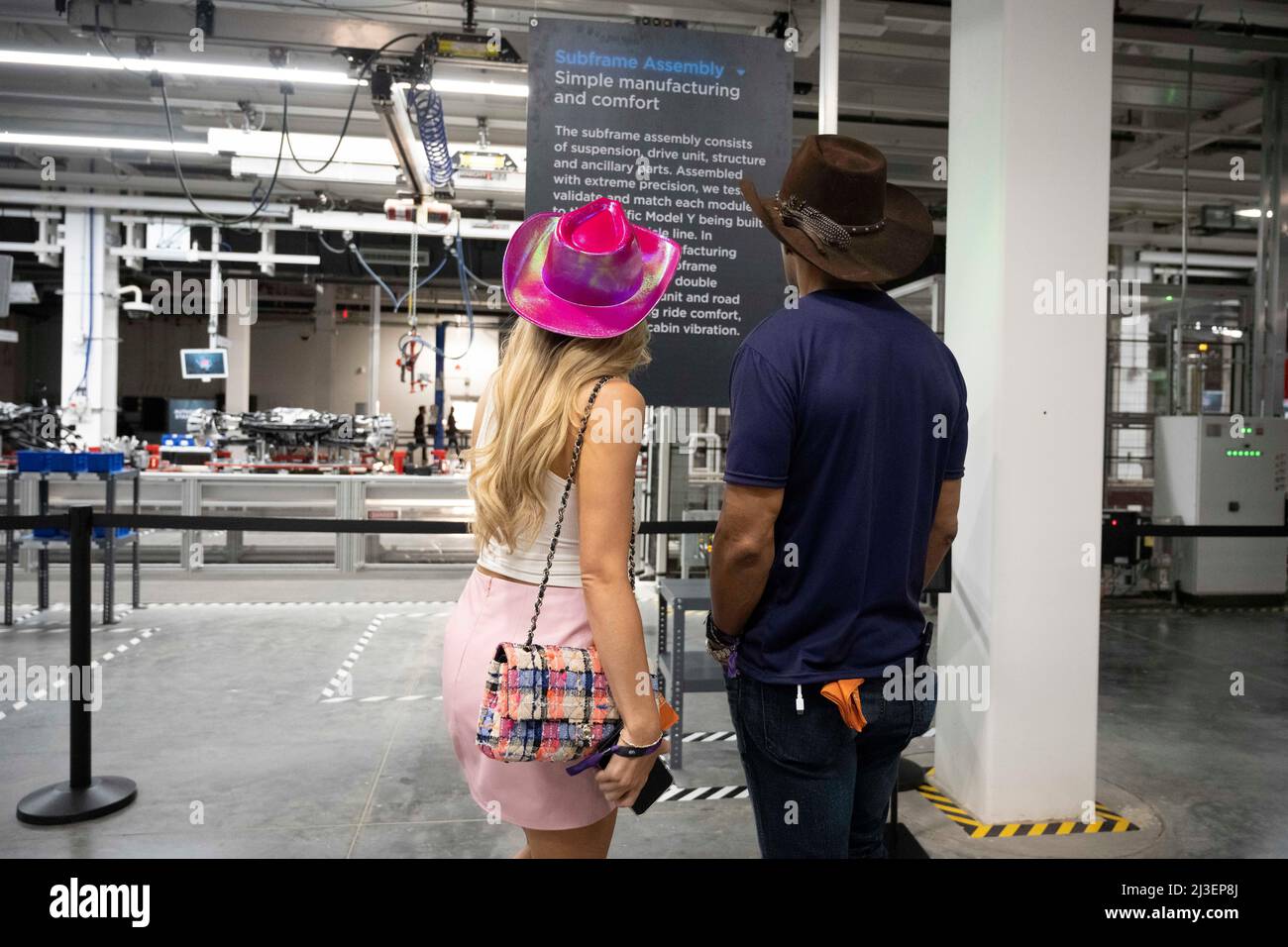 Austin Texas USA, April 7 2022: Some of the invited 15,000 guests tour ...