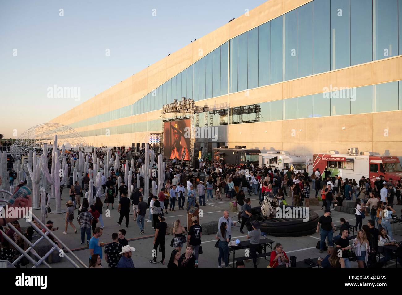 Austin Texas USA, April 7 2022: Some of the invited 15,000 guests ...
